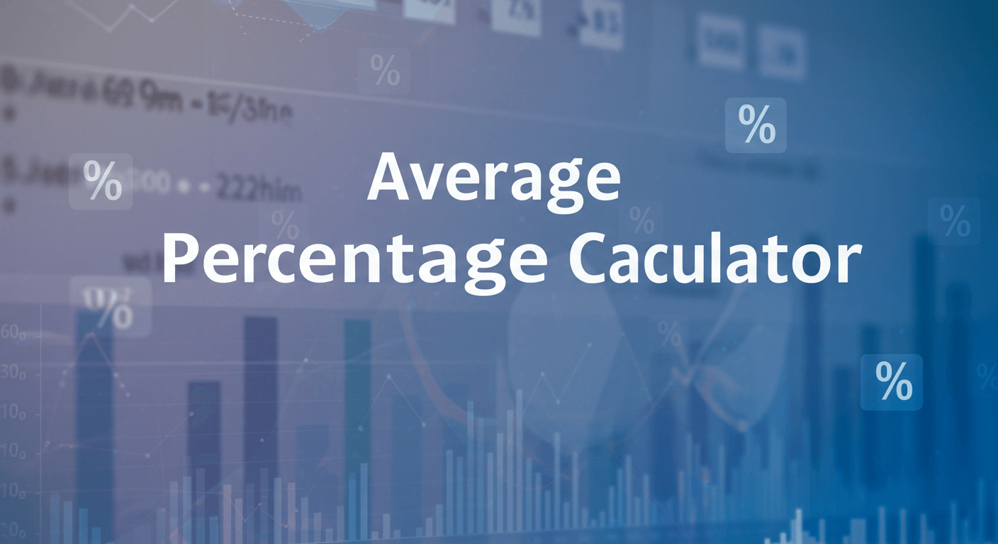 Average Percentage Calculator - OmniCalculator.tech – Best Free Online Calculators by Category