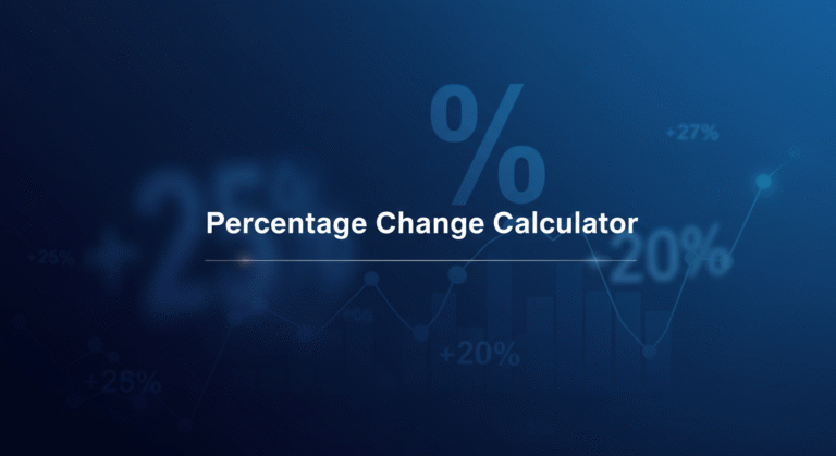 Percentage Change Calculator - OmniCalculator.tech – Best Free Online ...