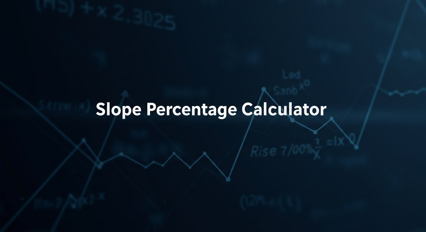 Slope Percentage Calculator - OmniCalculator.tech – Best Free Online ...
