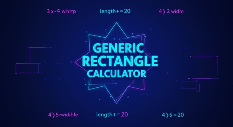Generic Rectangle Calculator - OmniCalculator.tech – Best Free Online ...