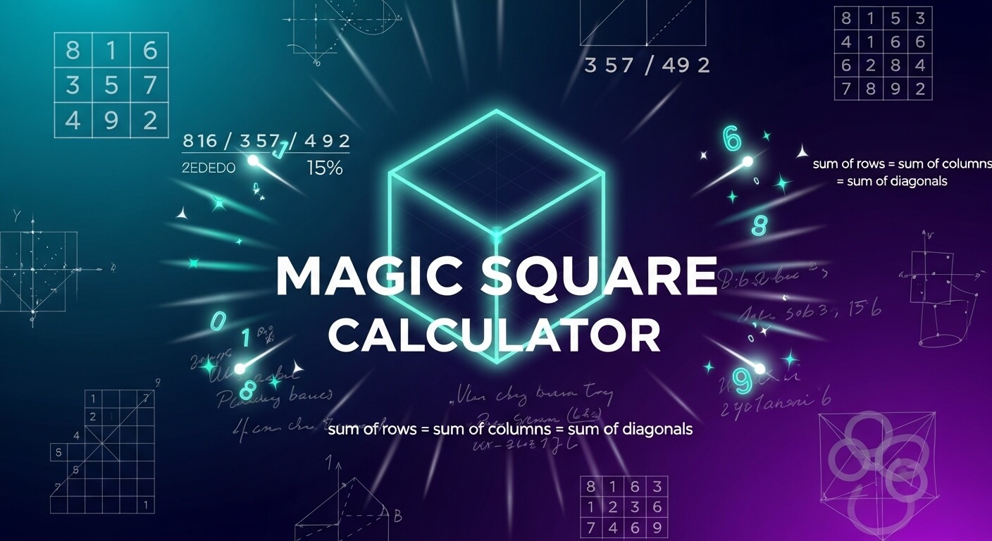 Magic Square Calculator | Generate & Solve Magic Squares in Seconds