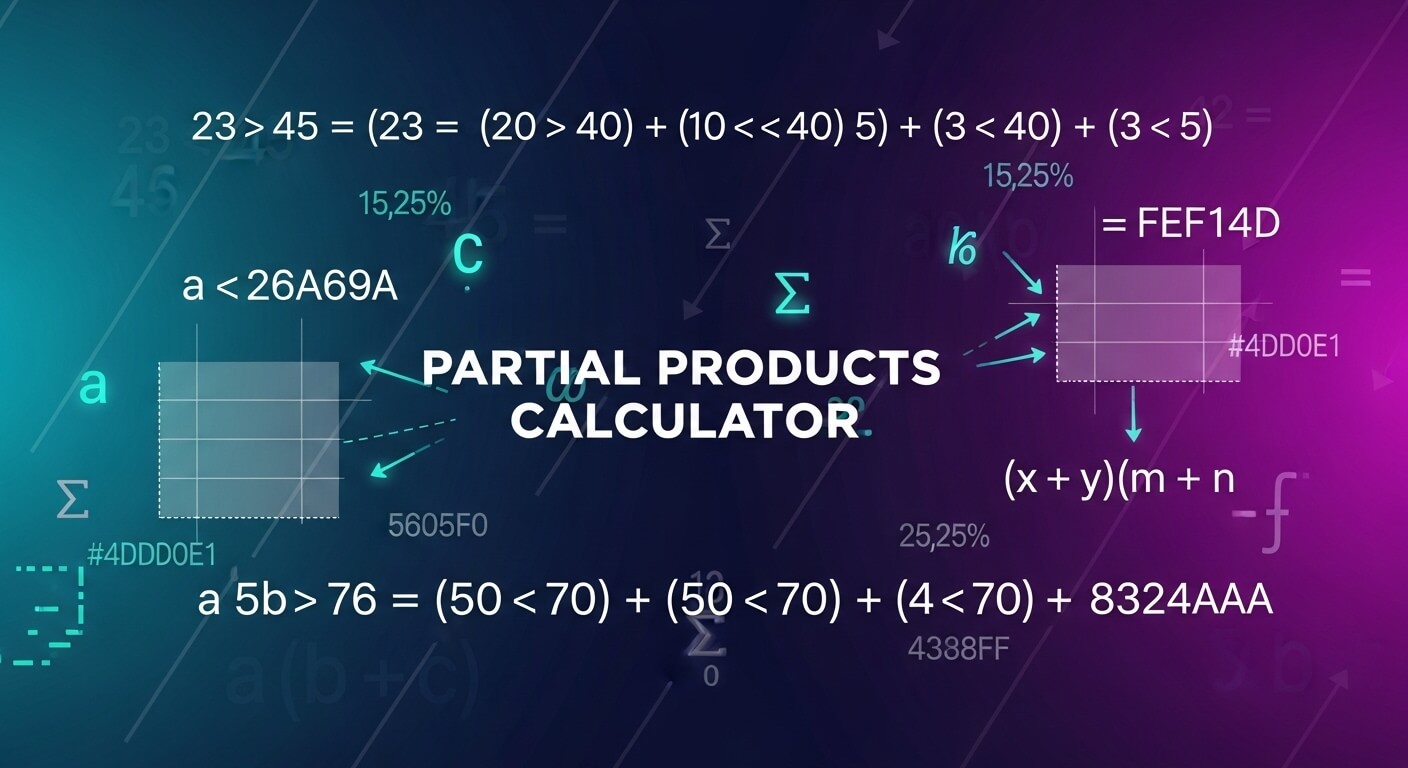 Partial Products Calculator | Multiply Using Partial Products Method