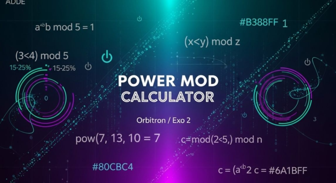 Power Mod Calculator | Compute Modular Exponentiation Fast